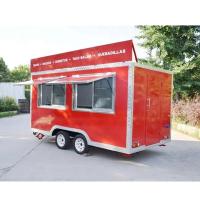 China Stainless Steel Semi-Trailer for Mobile Food Trailer/Food Truck 2022 CE Approved for sale