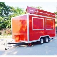 China Stainless Steel Semi-Trailer for Mobile Food Trailer/Food Truck 2022 CE Approved for sale