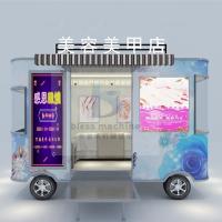 China Customized 2022 6M Chinese Electric Food Truck Business With Stainless Steel Equipment for sale