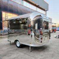China Food Trailers for Mobile Pizza Cart Full Kitchen and Cold Drink Function Included for sale