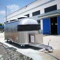 China 110V/220V/380V Voltage Small USA Standard Concession Mobile Food Trailer with Materials for sale