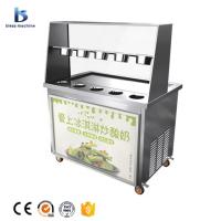 China Ice Cream Roll Making Equipment with International Brands Compressor in Thailand for sale