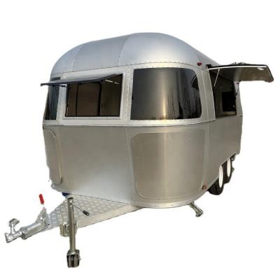 China Electric System Provided Catering Trailer Stainless Steel Food Van for Garment Shops for sale