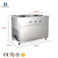 China Thailand Mobile Food Cart with Frozen Yogurt Machine and Automatic Defrost Function for sale