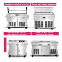 China International Brands Compressor for Customized Fried Ice Yogurt Frozen Small Machine for sale
