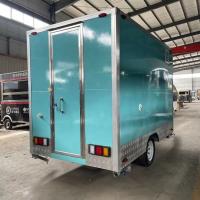 China 3000*2100*2500MM Voltage 110V/220V Pizza Truck Bbq Kitchen Mobile Fast Food Restaurant for sale