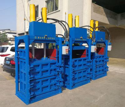 China Vertical Hydraulic Scrap Aluminum Alloy Baler Reduce Volume and Increase Productivity for sale