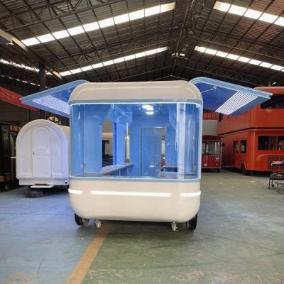China Fully Equipment Mobile Food Truck Fast Food Van Concession Trailer For Small Business for sale