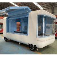 China Fully Equipment Mobile Food Truck Fast Food Van Concession Trailer For Small Business for sale