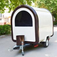 China Convenient Snack Food Semi-Trailer 4 Wheels Food Truck for Your Food Business Needs for sale
