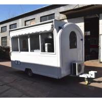 China Design Silver Snack Food Trailer for Fast Food Kiosk Sale in USA Silver Design for sale