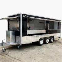 China Fully Equipped Water-Based Catering Trailer for Home Trade Assurance Raw Material Water for sale
