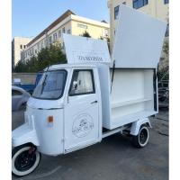 China 110v/220v Voltage Outdoor Fast Food Vending Cart for Mobile Kitchen and Street Food for sale
