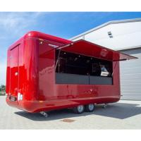 China 35km-75km/h Speed CE Certified Airstream Food Trailer Customized for Seasoning Plant for sale