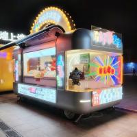 China Customizable Born Mobile Food Van with Stainless Steel and Painted Galvanized Sheet for sale