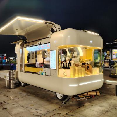 China 2024 Type Street Selling Mobile Food Trailer with Full Kitchen Voltage 110v/220v for sale