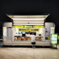 China 2024 Type Street Selling Mobile Food Trailer with Full Kitchen Voltage 110v/220v for sale
