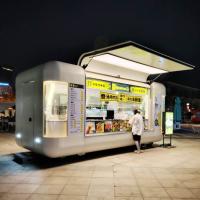 China 2024 Type Street Selling Mobile Food Trailer with Full Kitchen Voltage 110v/220v for sale