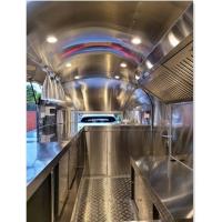 China 110v/220v Fully Equipped Custom Airstream Mobile Kitchen for Hot Dog Fast Food Trailers for sale
