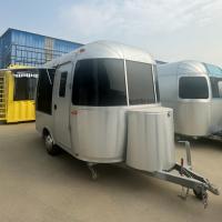 China Commercial Catering Trailer with Full Kitchen Mobile Airstream Ice Cream Coffee Food Truck for sale