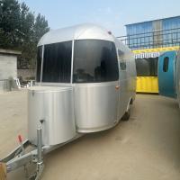 China Commercial Catering Trailer with Full Kitchen Mobile Airstream Ice Cream Coffee Food Truck for sale