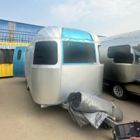 China Commercial Catering Trailer with Full Kitchen Mobile Airstream Ice Cream Coffee Food Truck for sale