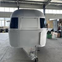 China Commercial Catering Trailer with Full Kitchen Mobile Airstream Ice Cream Coffee Food Truck for sale