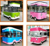 China Commercial Catering 2022 Good Taste Air Cooled Fast Food Hot Dog Cart with Wheels Mounted for sale