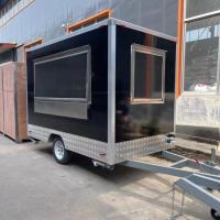 China Outdoor Kitchen Fast Food Trailer with Cooking Equipment Mobile Food Trucks for sale