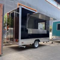 China Outdoor Kitchen Fast Food Trailer with Cooking Equipment Mobile Food Trucks for sale