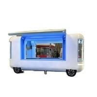 China Approved Electric Food Truck Fashionable Mobile Street Kitchen Food Cart Customized for sale