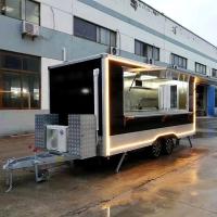 China Food Concession Trailer 3000*2100*2500MM Size Spare Parts Included for sale