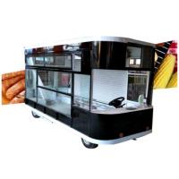 China Food Truck Machinery Function Electric Four-Wheel Snack Truck Suitable for Snack Vending for sale