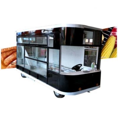 China Food Truck Machinery Function Electric Four-Wheel Snack Truck Suitable for Snack Vending for sale