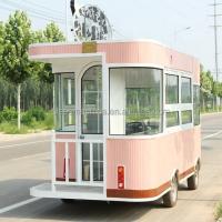 China Food Truck Machinery Function Electric Four-Wheel Snack Truck Suitable for Snack Vending for sale
