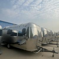 China 110V/220V Voltage Outdoor Kitchen Fast Food Truck Trailer with Cooking Equipment for sale