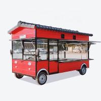 China 2022 widely used cold drink trailer fast food making function exhibited at Canton fair for sale