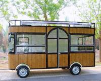 China 2022 widely used cold drink trailer fast food making function exhibited at Canton fair for sale
