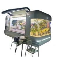 China Customized Mobile Airstream Ice Cream Coffee Food Trailer for Outdoor Fast Food Trucks for sale