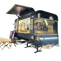 China Outdoor Ice Cream Fast Food Truck with Customized Kitchen 110V/220V for sale