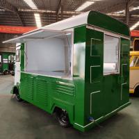 China Multipurpose Electric Mobile Van Fast Food Snack Catering Coffee Truck Trailer Cart for sale