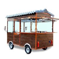 China Food Hygiene Standards Manufacture Outdoor 3 or 4 Wheels Food Cart for Mobile Food Truck for sale