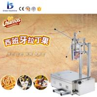China 5 molds Stainless steel Churros Machine 1100*600*570mm for sale