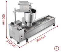 China Donut Glazer Machine Fully Automatic Labour Saving Good Reputation 8cm Donut Size for sale