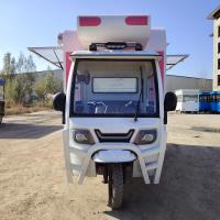 China Multipurpose Mobile Electric Fast Food Snack Tricycle for Cooking Oil at 40kms per hr for sale