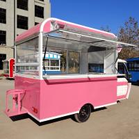 China Multipurpose Mobile Electric Fast Food Snack Tricycle for Cooking Oil at 40kms per hr for sale