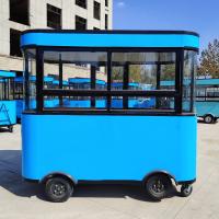 China Outlet Mobile Fast Food Cart for Snacks Beverages Ice Cream Coffee Milk Tea and Fruit Juice for sale