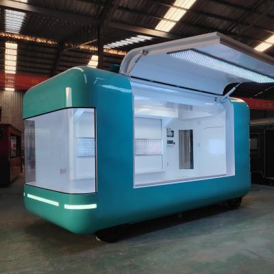China Multi-Functional Electric Mobile Shop Truck with Food and Snack Trailer Boutique Cart for sale