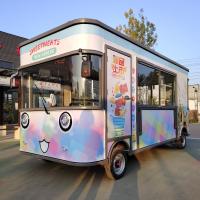 China Construction Works Multi-functional Electric Mobile Boutique Cart for Food and Snack for sale