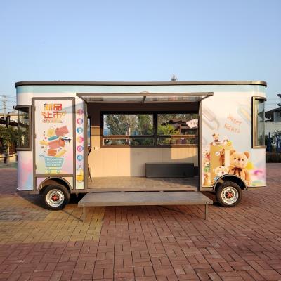 China Galvanized Steel Multi-functional Electric Mobile Food Snack Trailer for and Retail for sale
